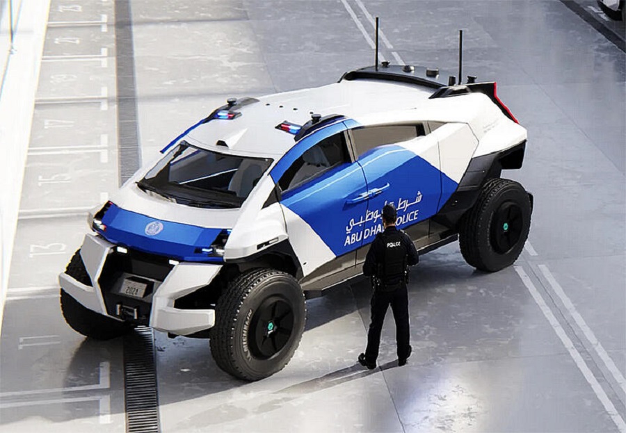 Prihodnost policijskih vozil v Abu Dabiju: Eneron Magnum MK1 - Automobil